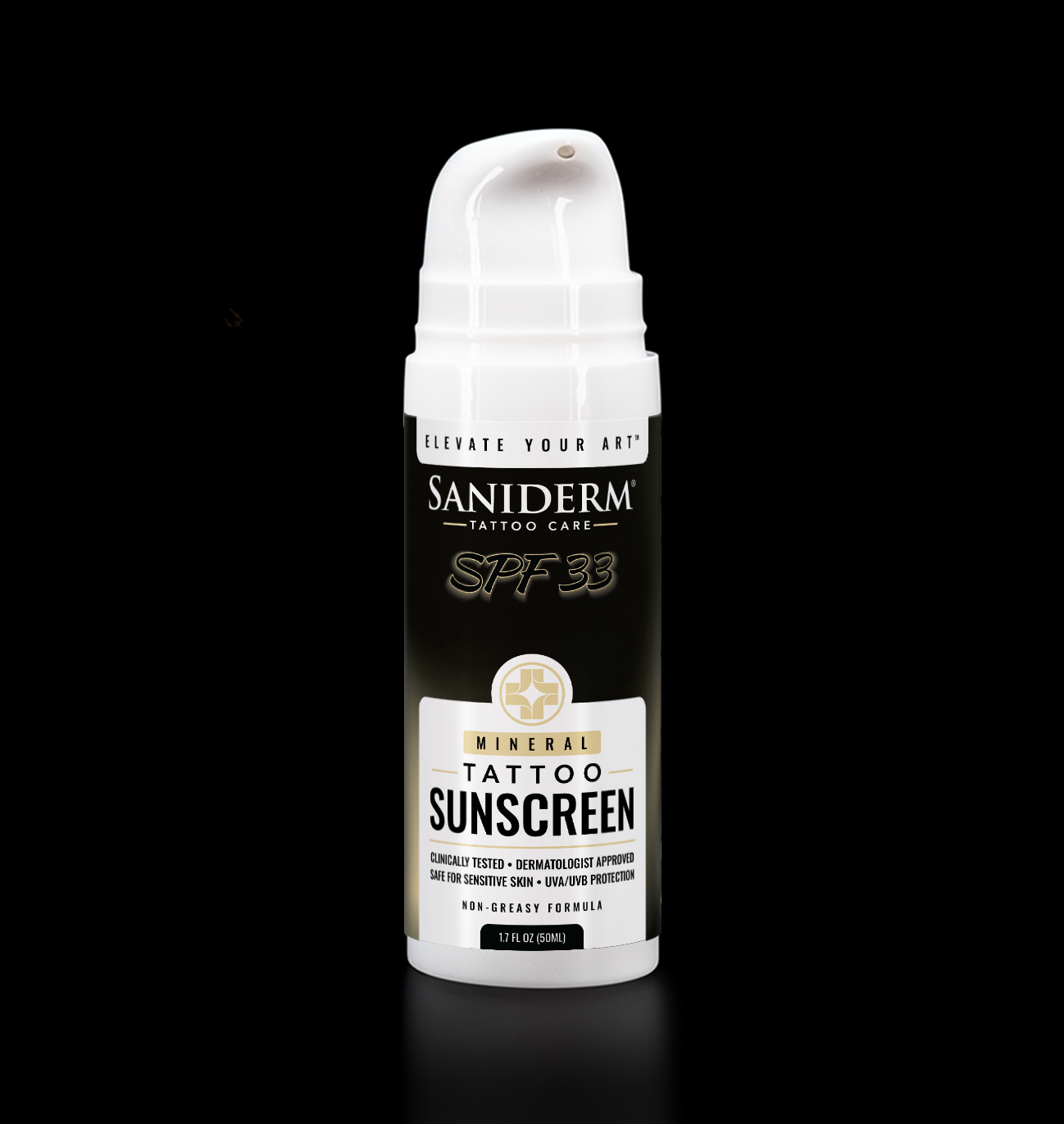 Saniderm Daily Tattoo Sunscreen SPF 33 | Mineral UV Protection for ...